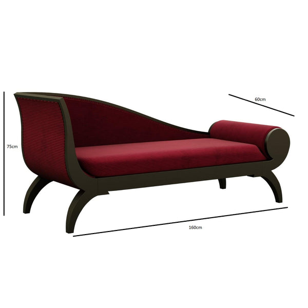 Paolina red dormeuse – Lugar Nefertiti